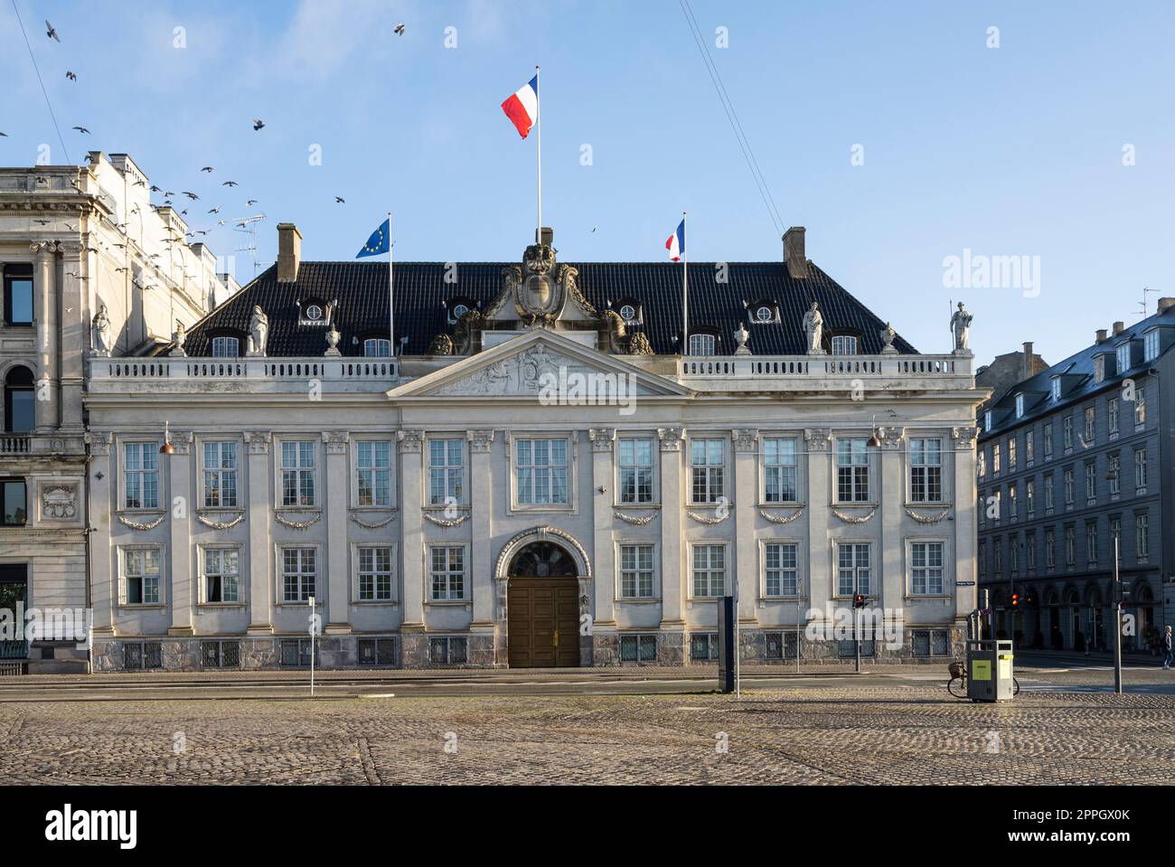 The embassy of France palace in Copenhagen, Denmark Stock Photo - Alamy