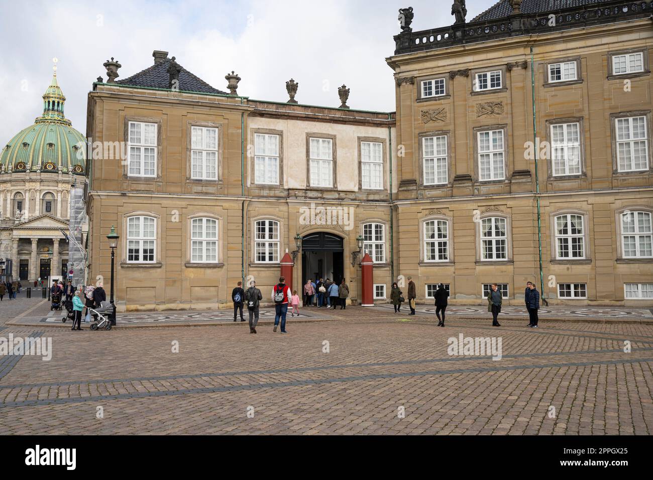 Amalienborg Palace Museum in Copenhagen, Denmark Stock Photo - Alamy