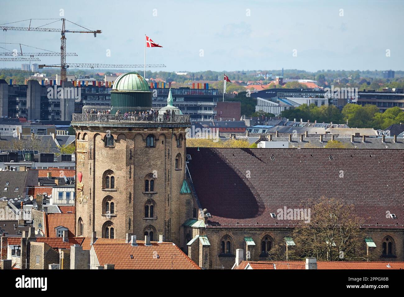 The Round Tower in Copenhagen Stock Photo - Alamy