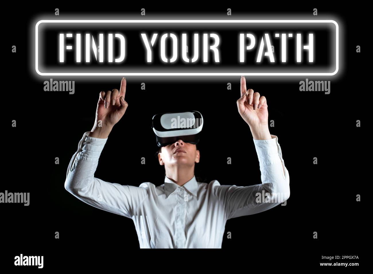 Sign displaying Find Your Path. Business idea Search for a way to ...