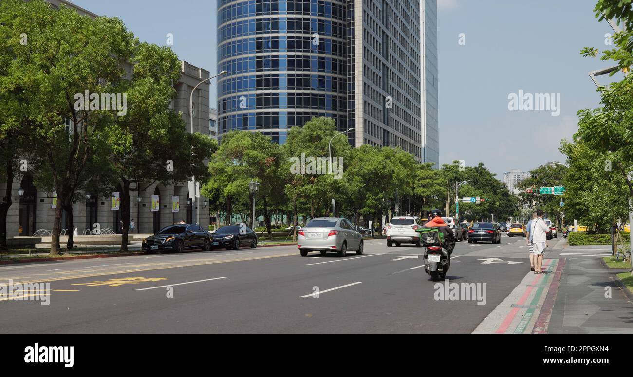 Taipei, Taiwan 22 July 2022: Xinyi District in Taipei city Stock Photo ...