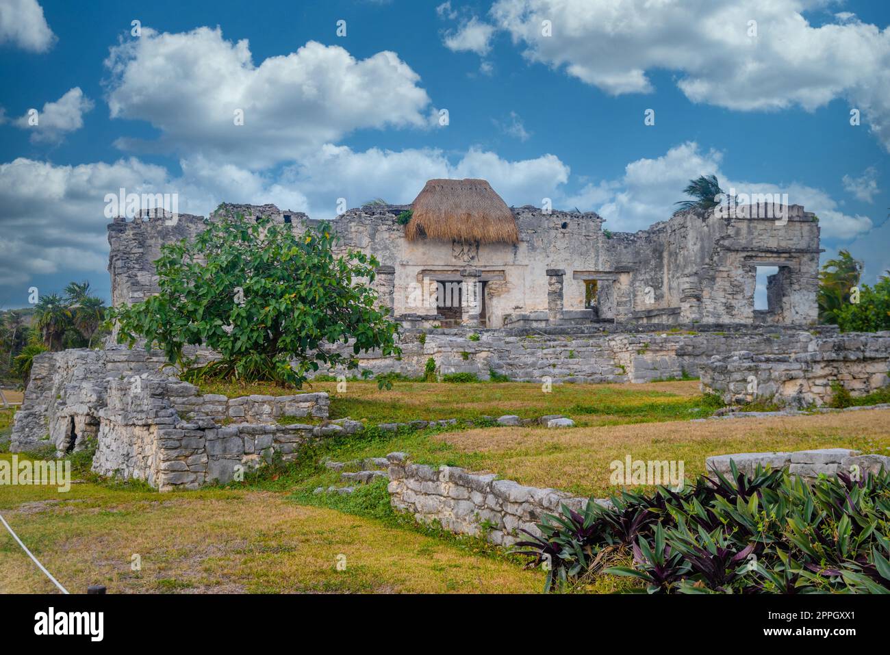 Great palace 25, Mayan Ruins in Tulum, Riviera Maya, Yucatan, Caribbean ...