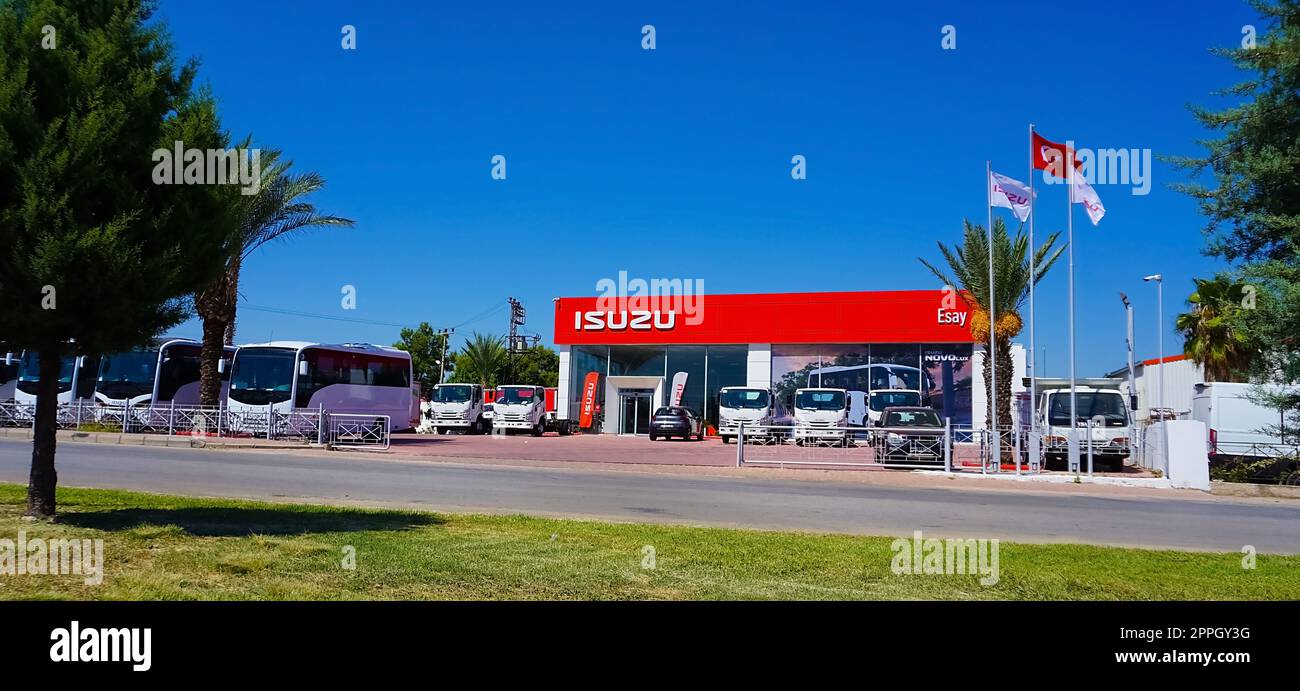 Isparta, Turkey - September 17, 2022: Company store building with an ...