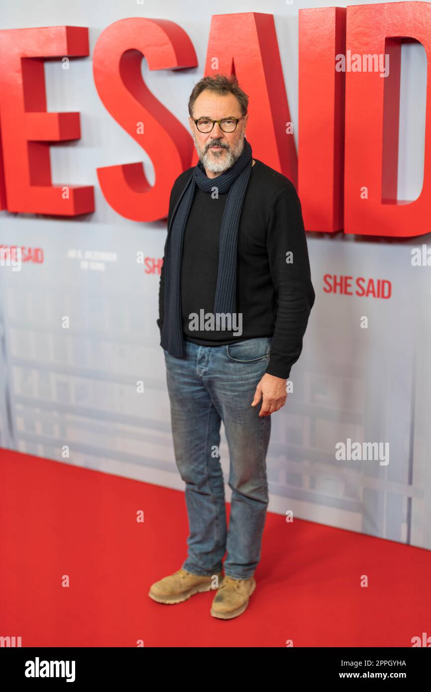 Sebastian Koch at the German premiere in the presence of Emmy award ...