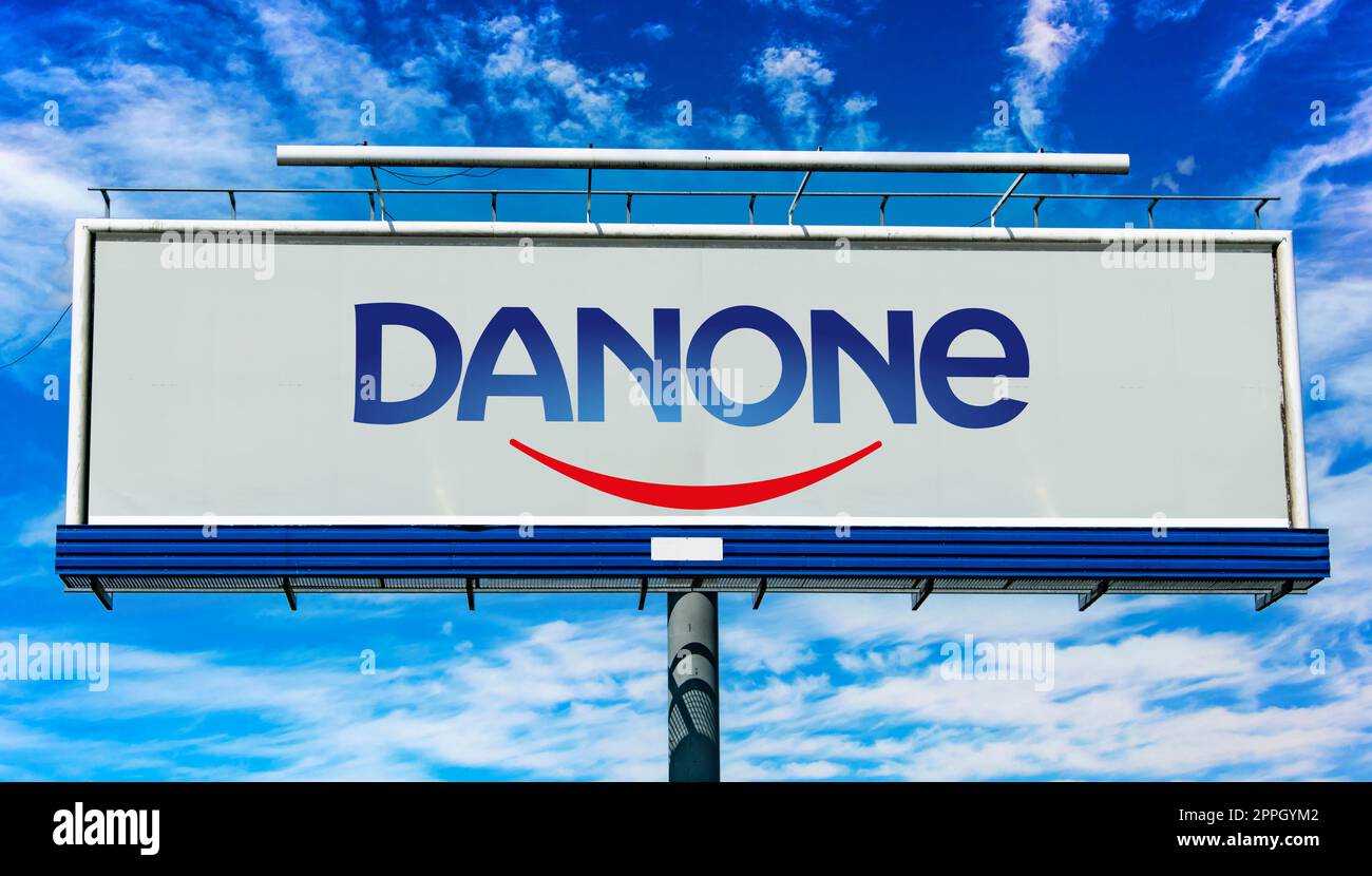 Danone advertisement hi-res stock photography and images - Alamy