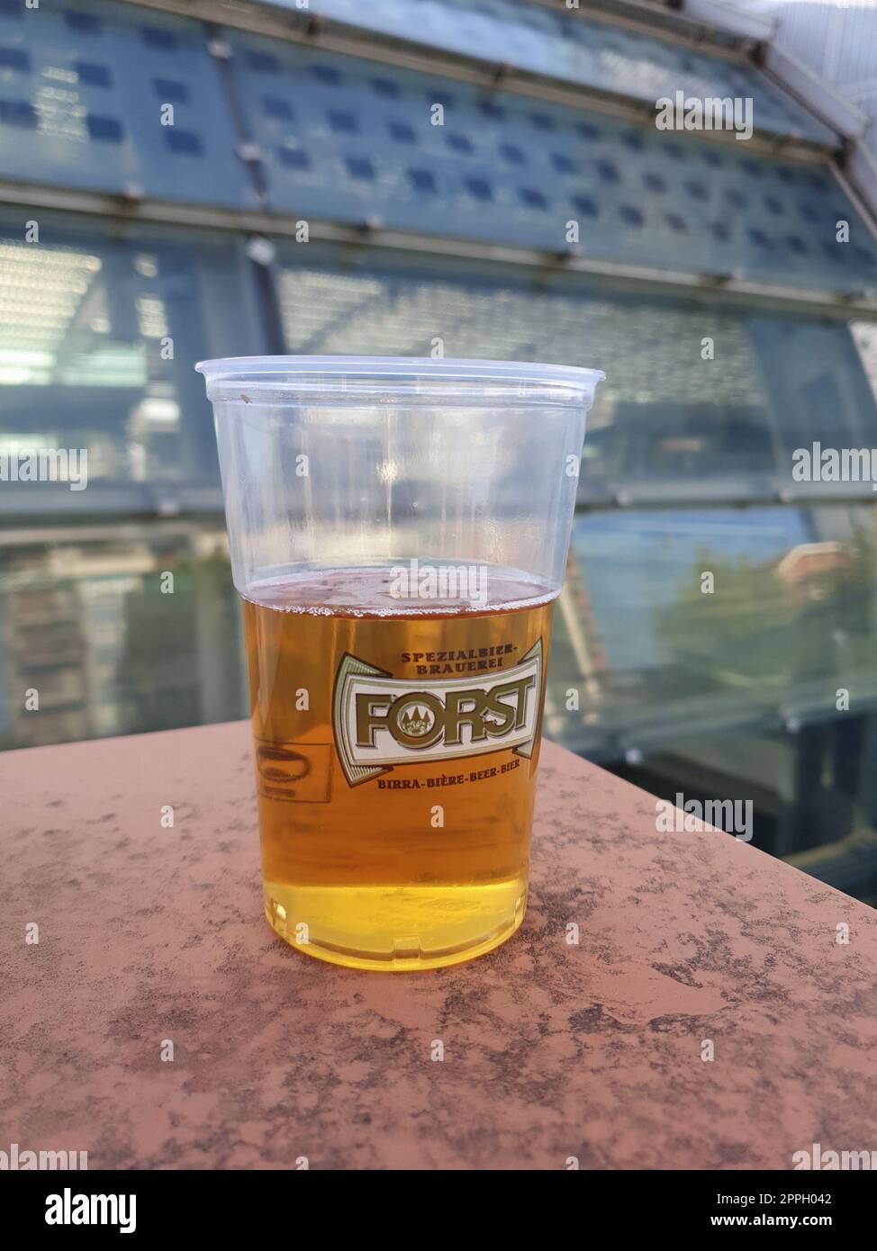 Forst beer in Turin Stock Photo - Alamy