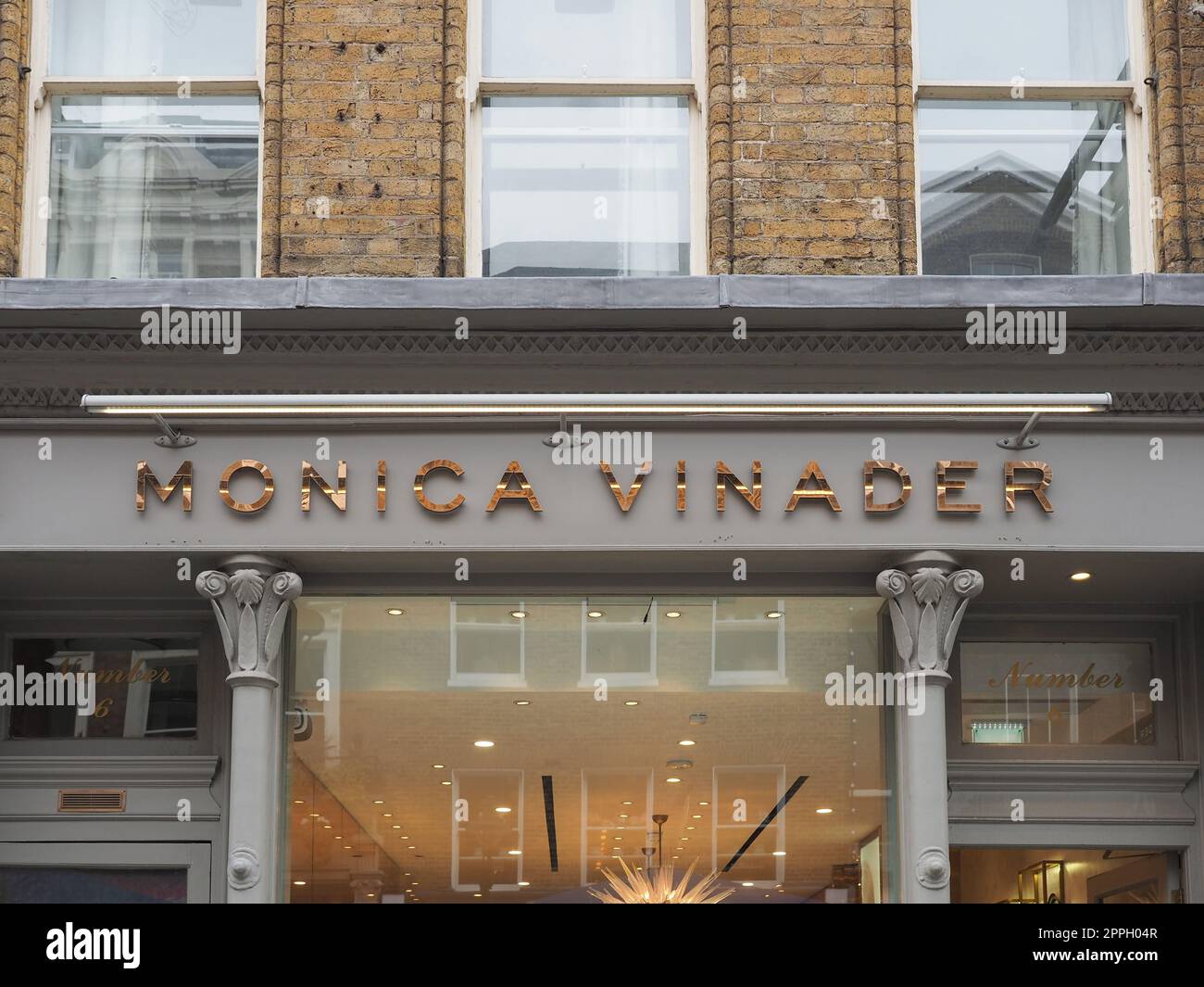 Monica logo hi-res stock photography and images - Alamy