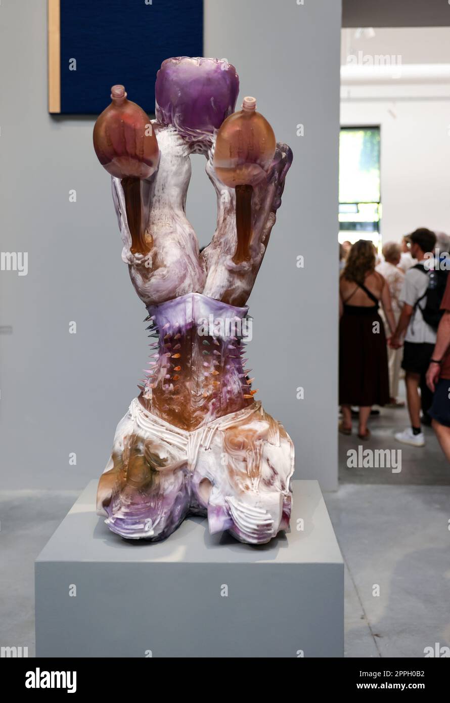 sculptures by Andra Ursuta, a Romanian artist exhibited in the Central ...