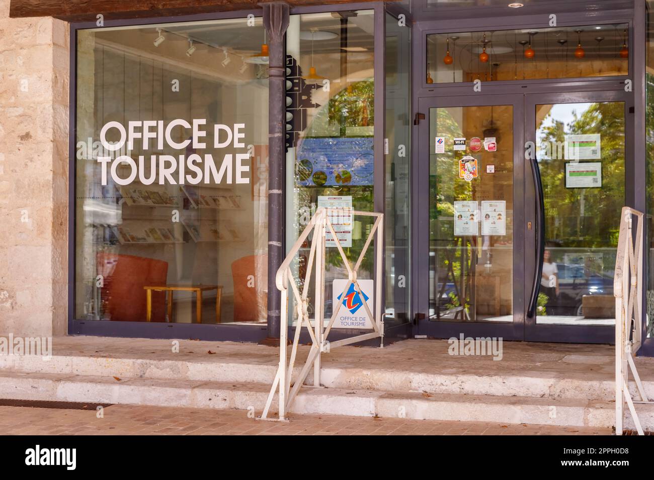 Tourist Office of Monflanquin, France Stock Photo - Alamy
