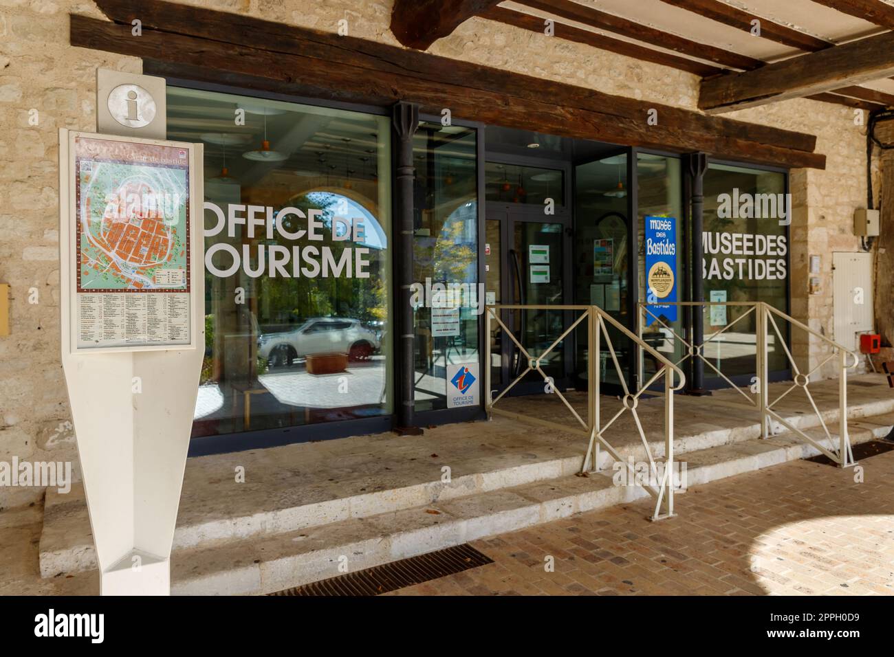 Tourist Office of Monflanquin, France Stock Photo - Alamy