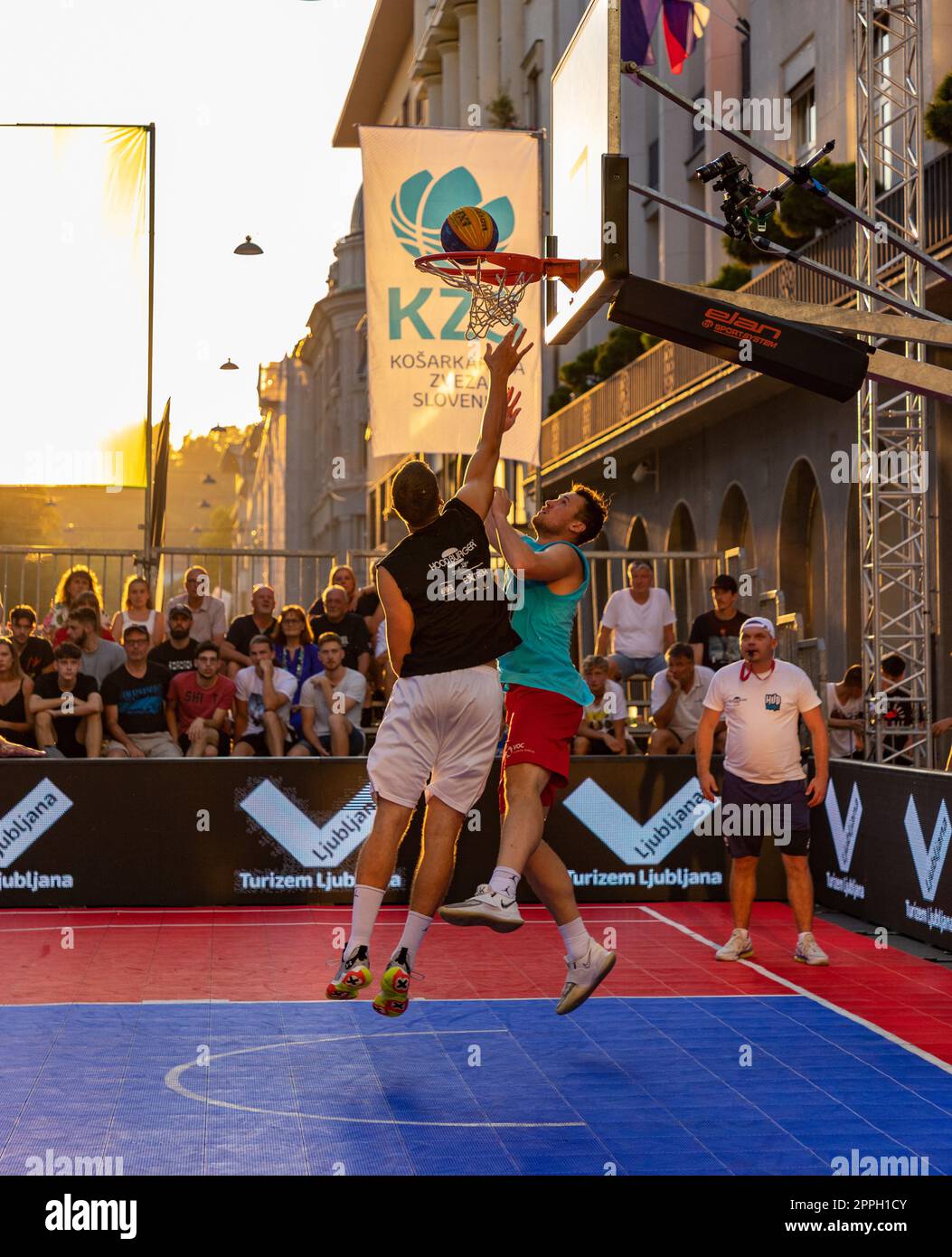 3x3 Basketball in Ljubljana Stock Photo - Alamy