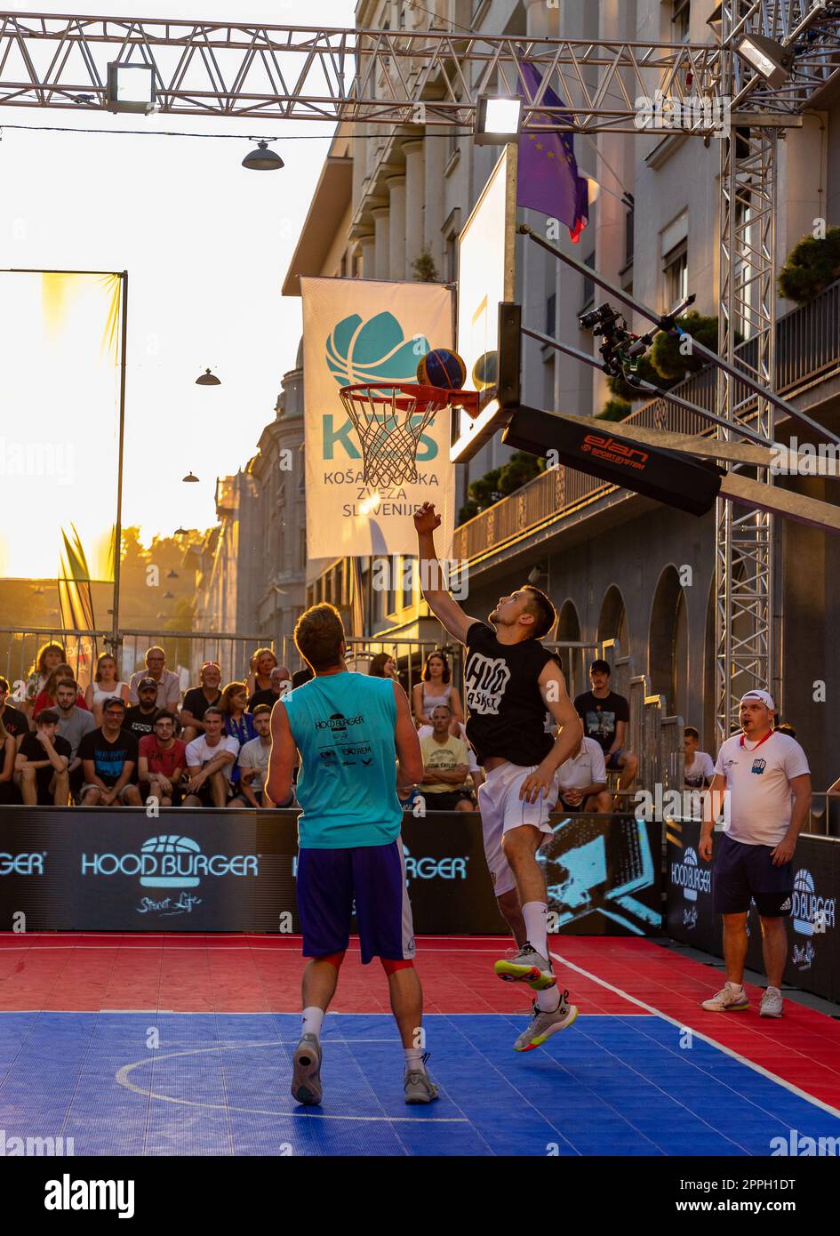 3x3 Basketball in Ljubljana Stock Photo - Alamy