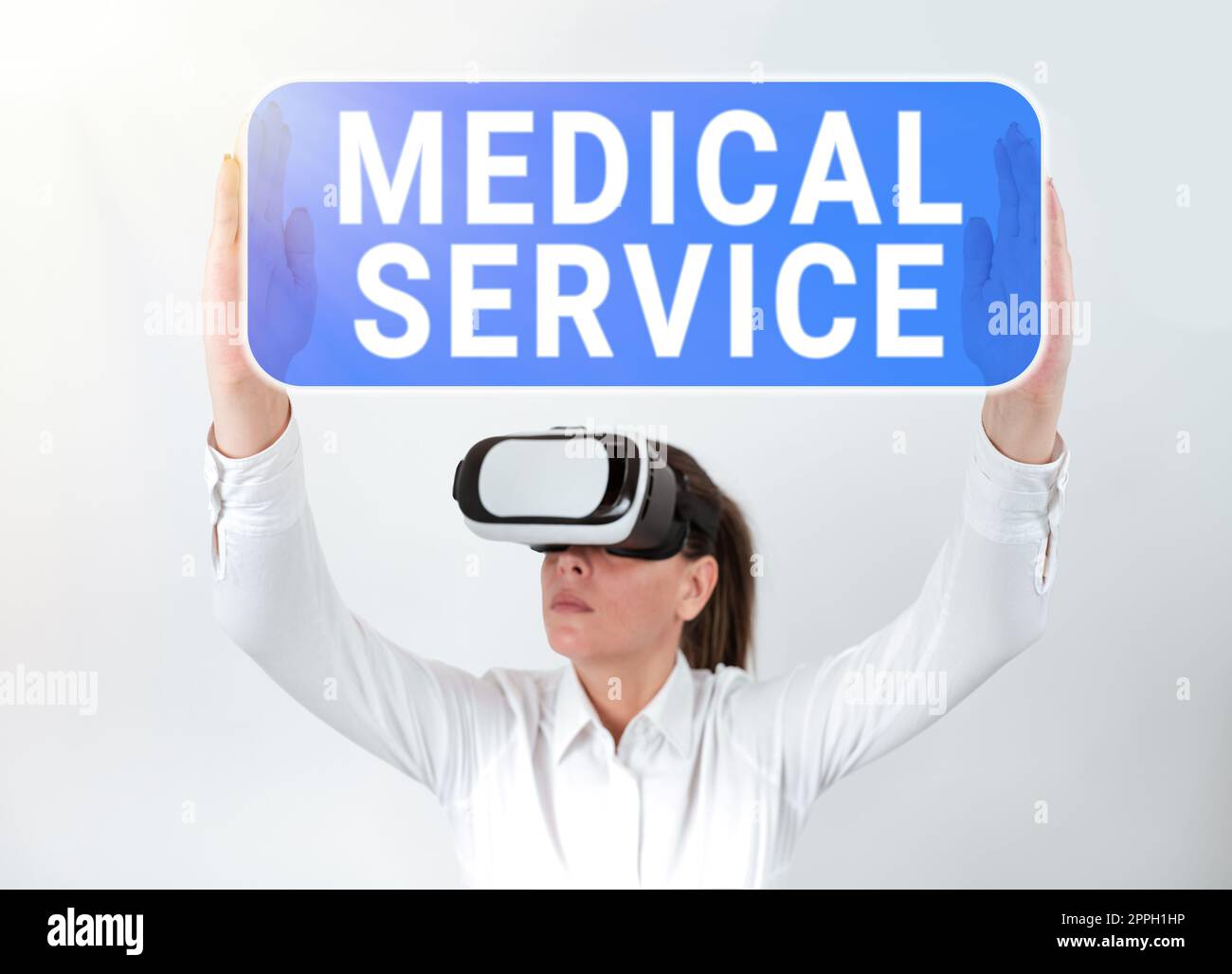Text sign showing Medical Service. Conceptual photo treat illnesses and ...