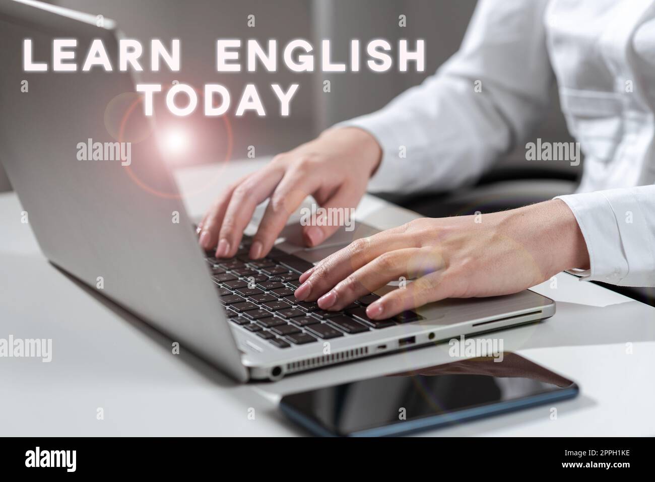 Conceptual caption Learn English Today. Conceptual photo gain or ...