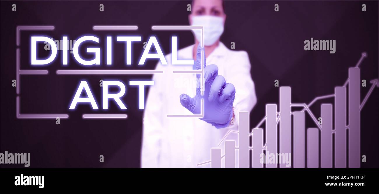 Handwriting text Digital Art. Business concept use of skill and ...