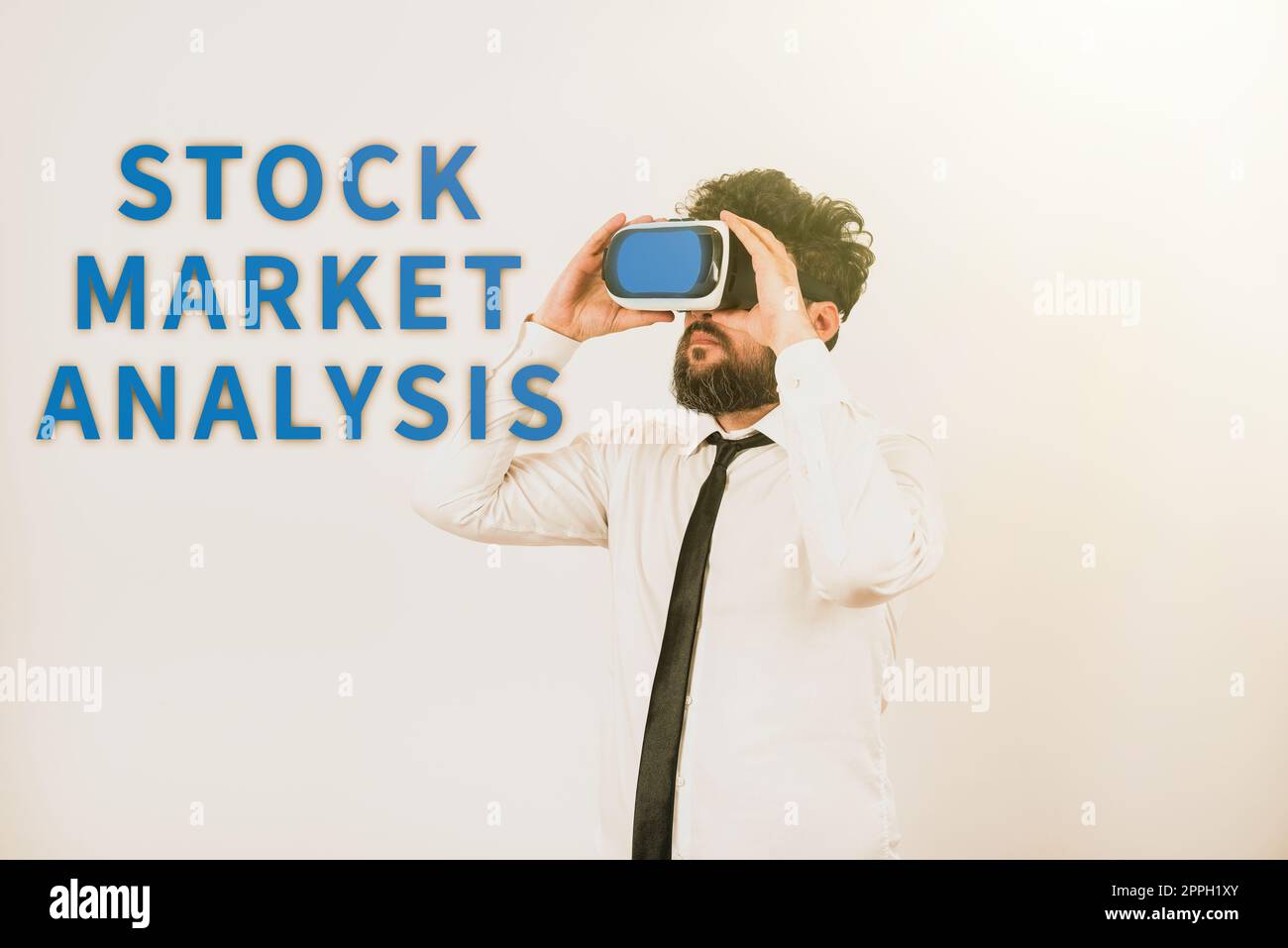 Handwriting text Stock Market Analysis. Concept meaning Enables ...