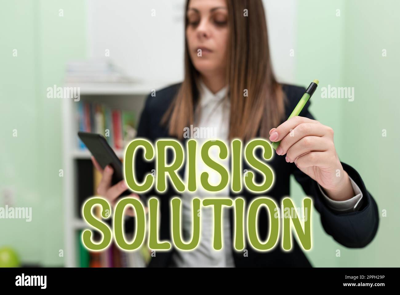 Text caption presenting Crisis Solution. Business overview process by ... Text caption presenting Crisis Solution. Business overview process by ...