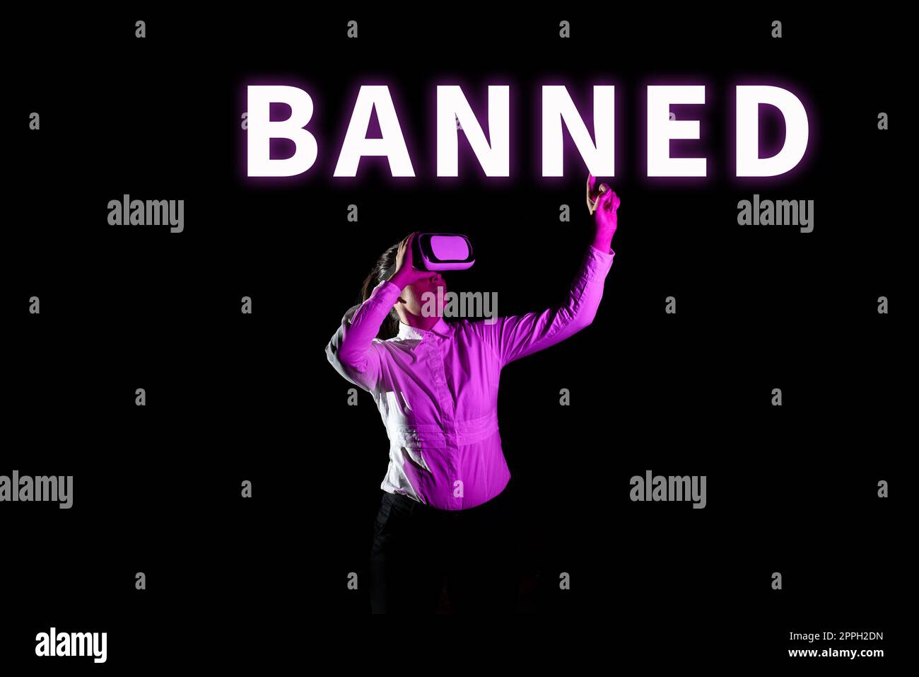 Prohibit showing hi-res stock photography and images - Alamy