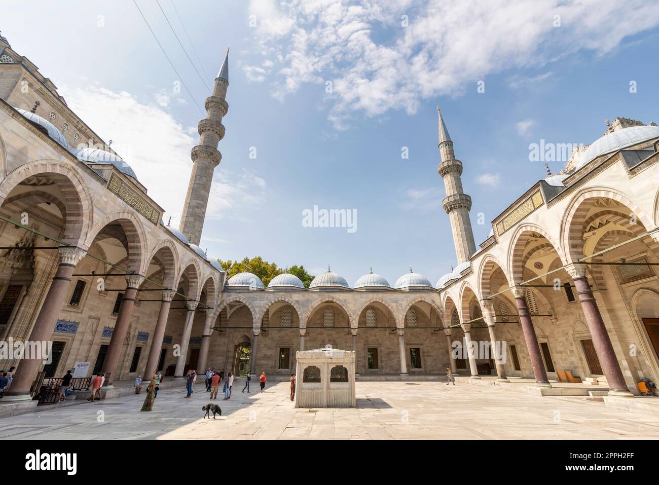 Suleymaniye Mosque, an Ottoman imperial mosque, and the second largest ...