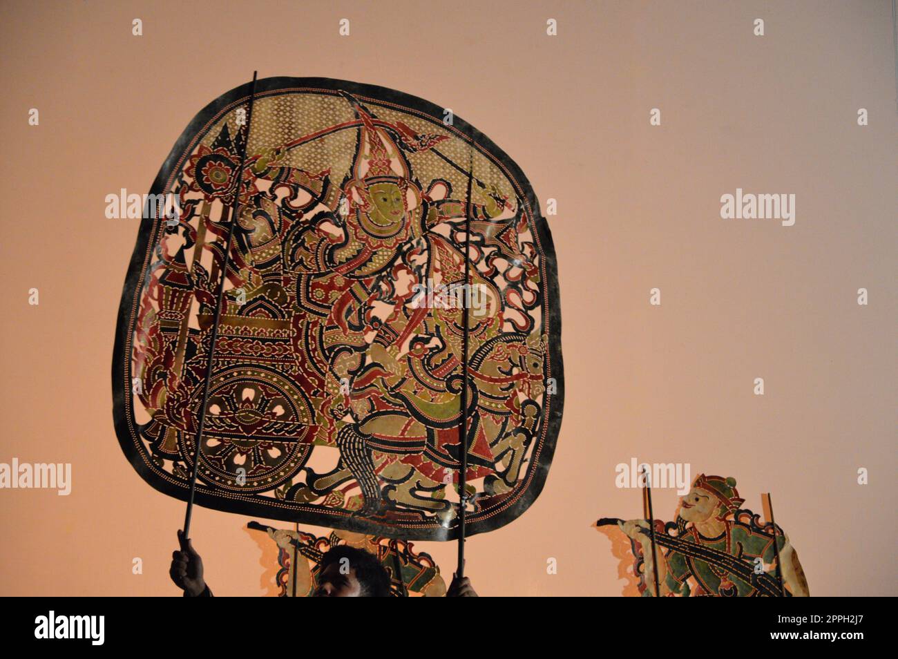 Thai shadow puppet art at Rachaburi province, Thailand Stock Photo - Alamy