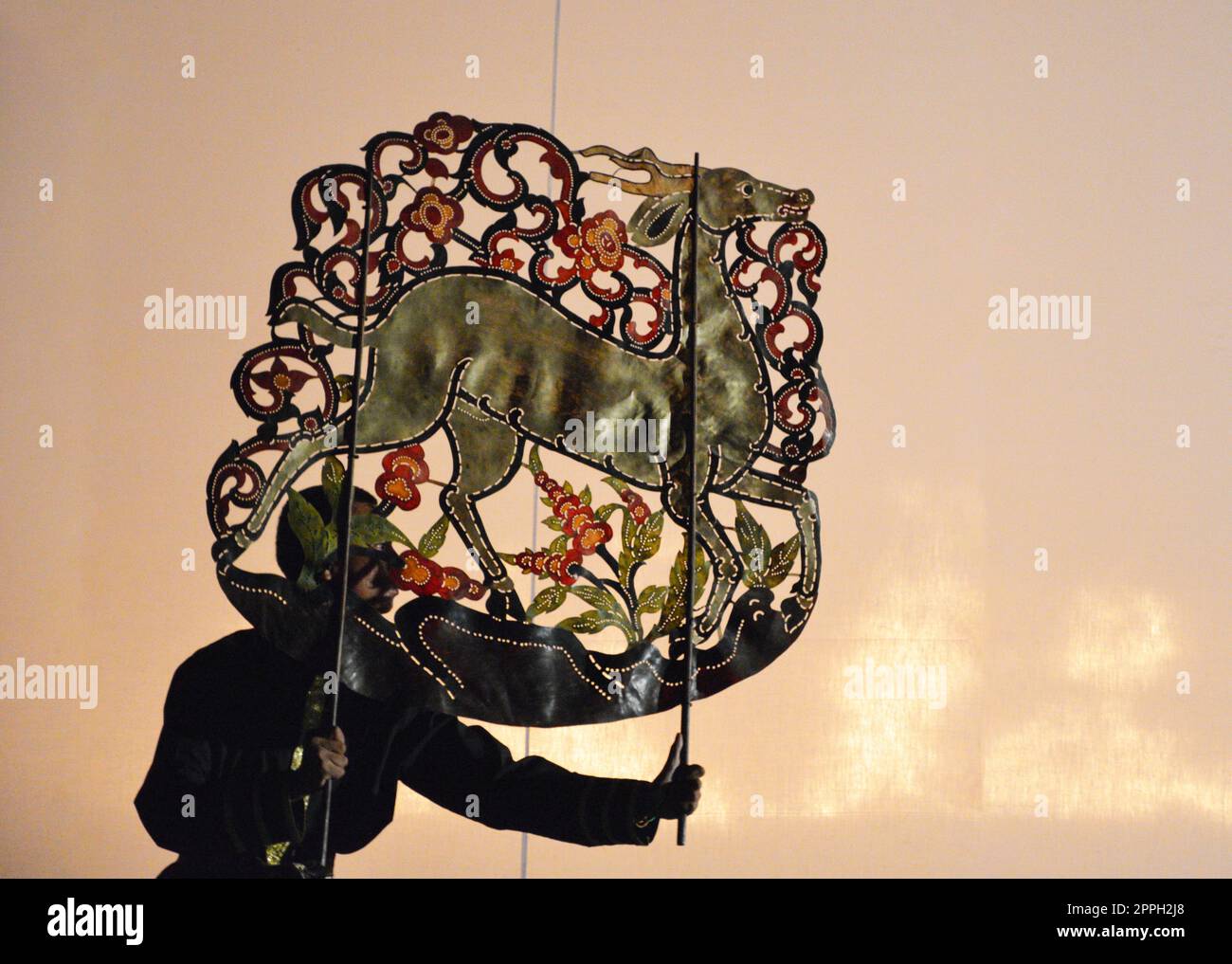 Thai shadow puppet art at Rachaburi province, Thailand Stock Photo - Alamy