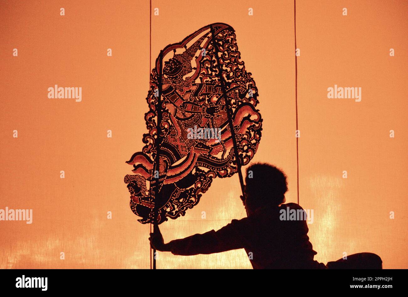 Thai shadow puppet art at Rachaburi province, Thailand Stock Photo - Alamy