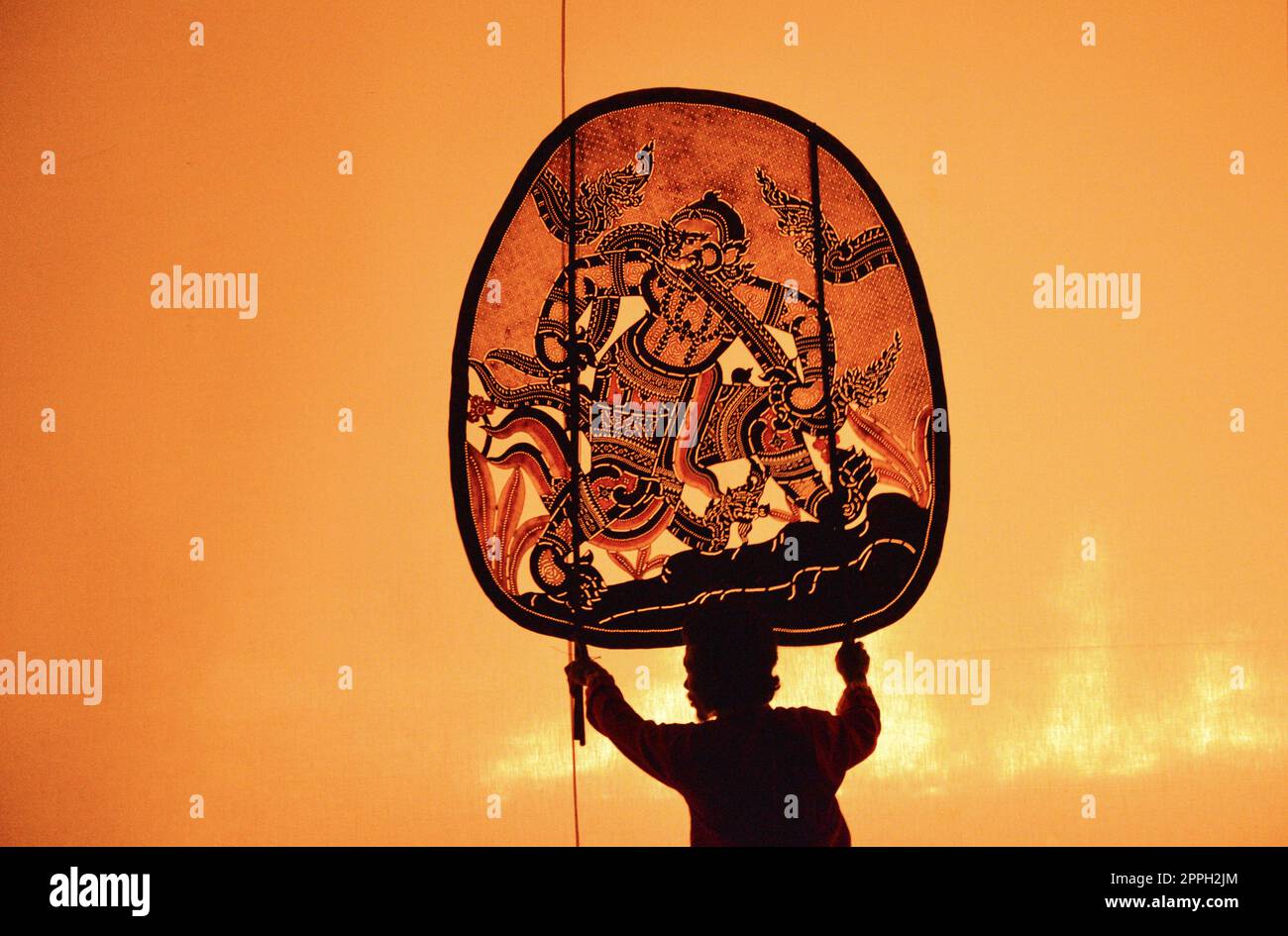 Thai shadow puppet art at Rachaburi province, Thailand Stock Photo - Alamy