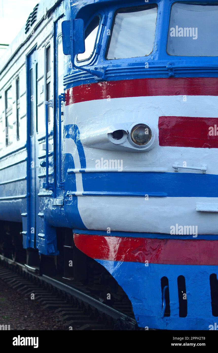 Old soviet electric locomotive hi-res stock photography and images - Alamy