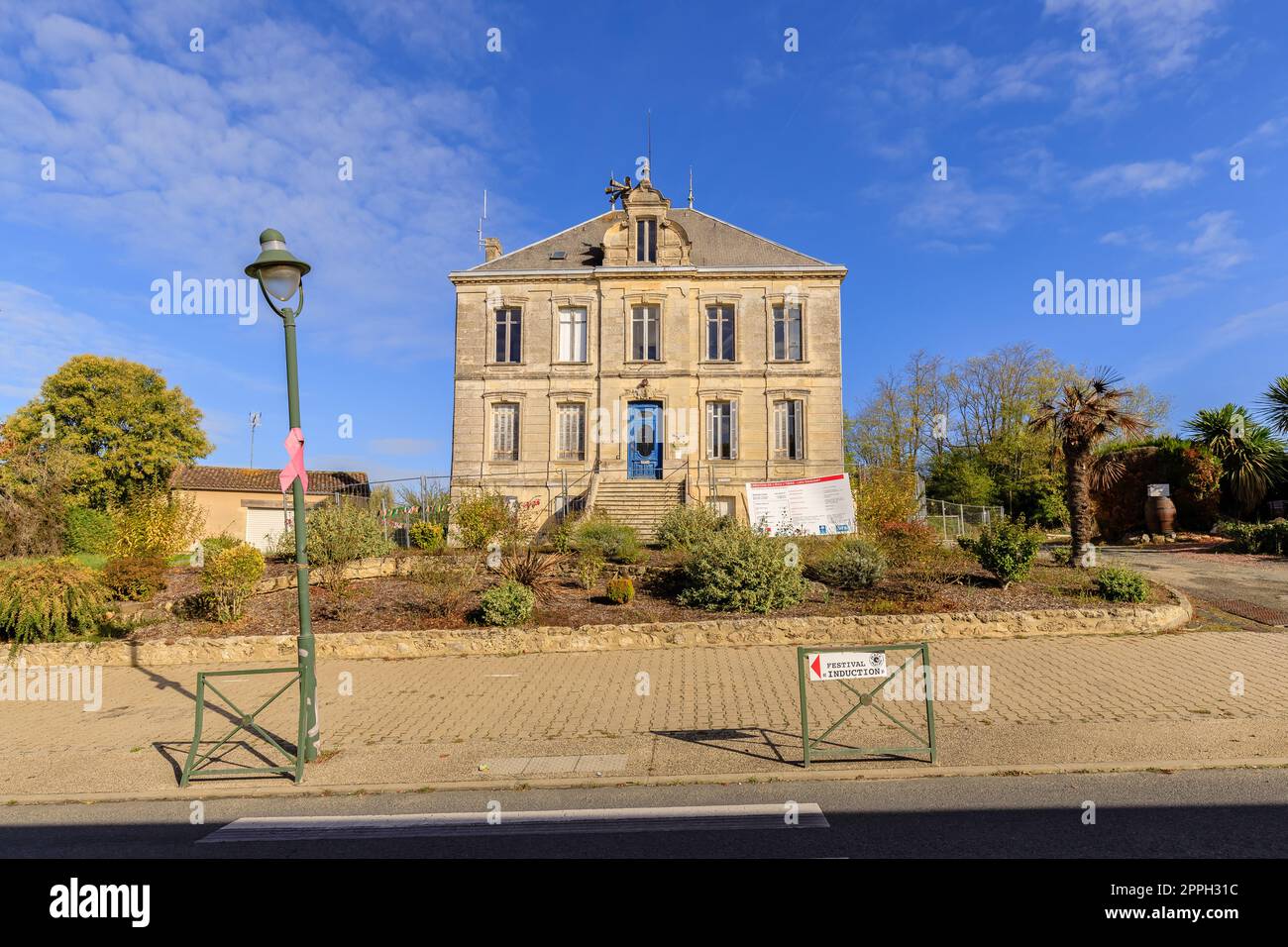 bourgeois house in Plassac, France Stock Photo - Alamy