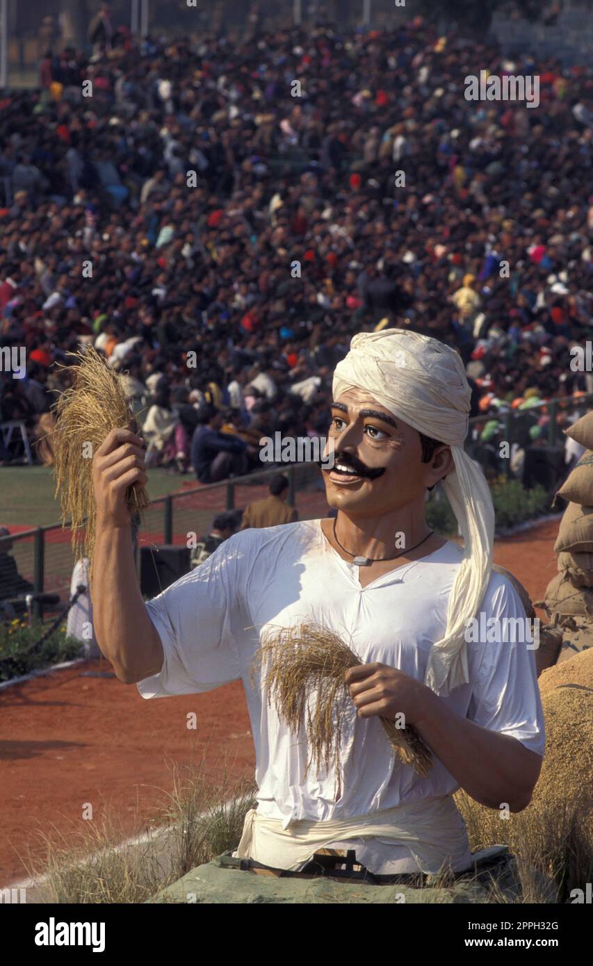 a cultural show at the Parade at the Republic Day on January, 26, 1998 ...