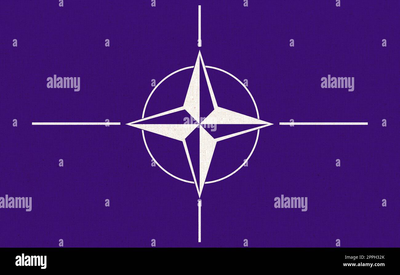 Nato flag logo hi-res stock photography and images - Alamy