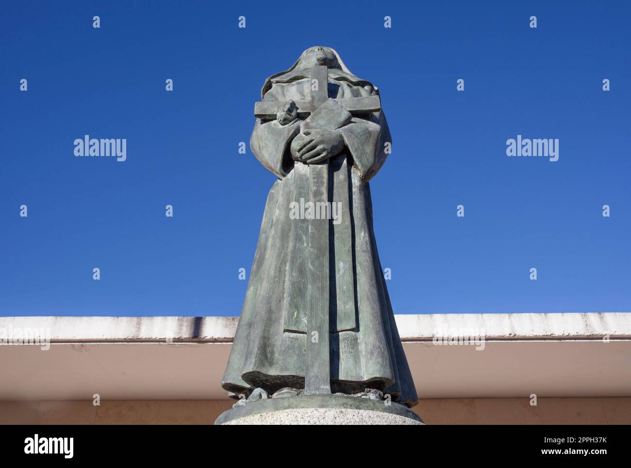 Saint Rose of Lima statue, Banos de Montemayor, Spain Stock Photo - Alamy