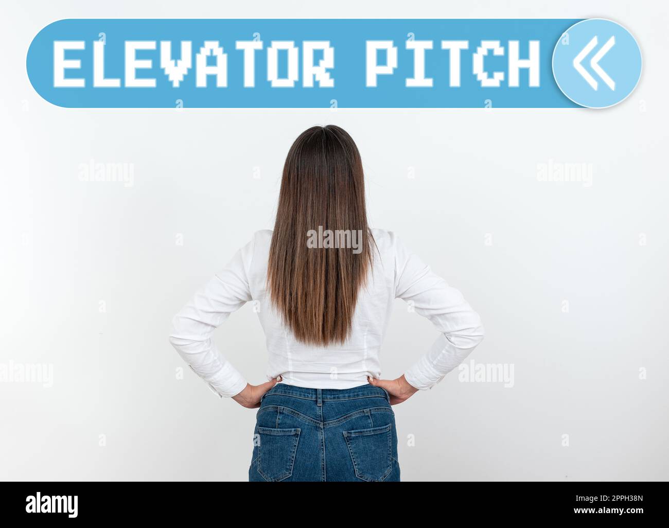 Text showing inspiration Elevator Pitch. Word Written on A persuasive ...