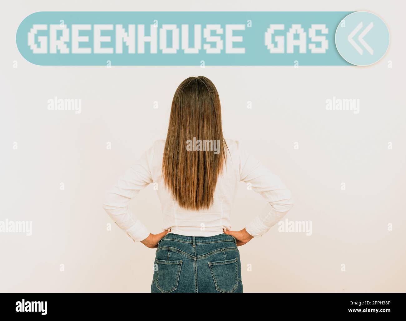 Text sign showing Greenhouse Gas. Word Written on carbon dioxide ...