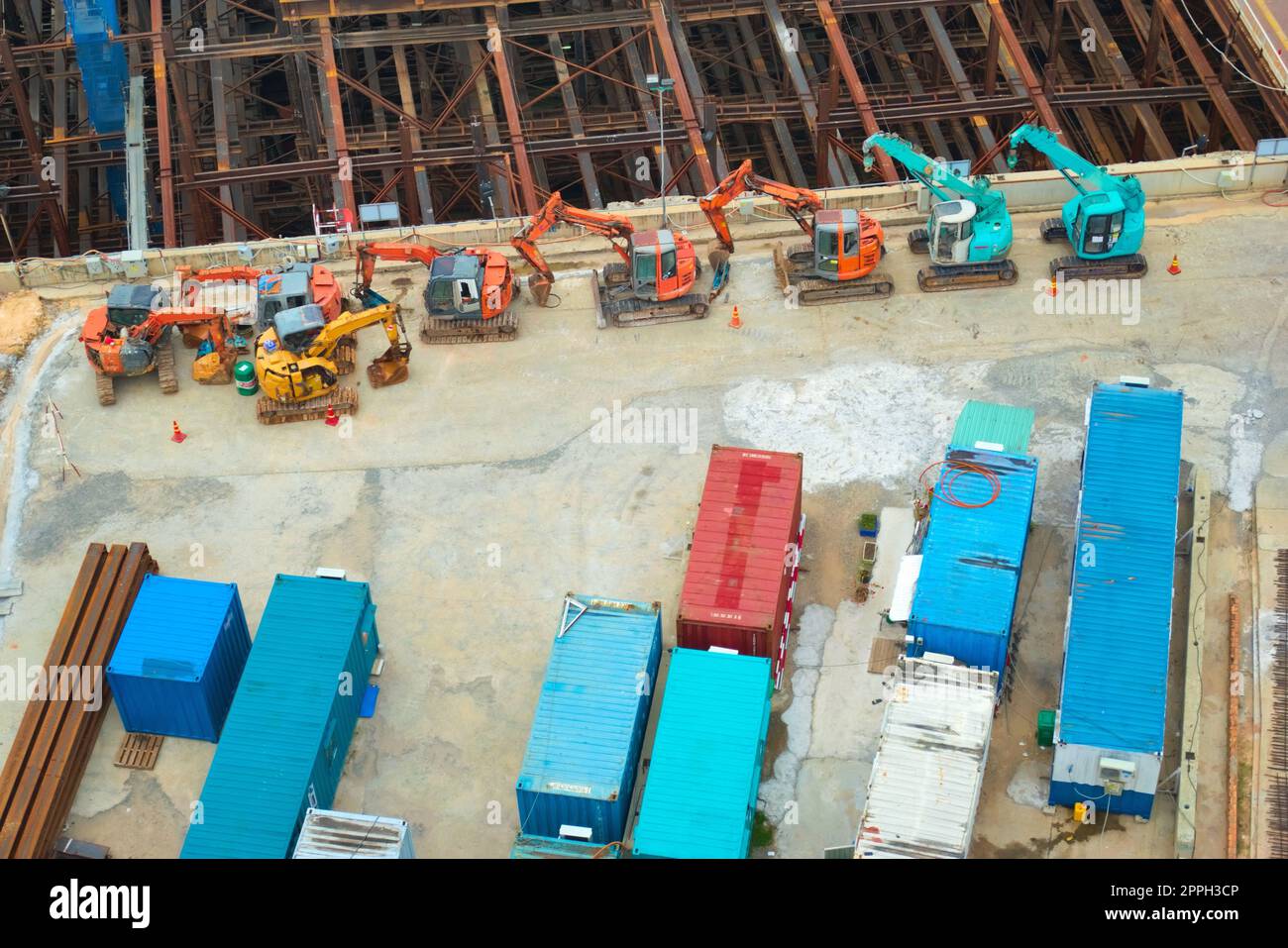 Construction site containers hi-res stock photography and images - Alamy