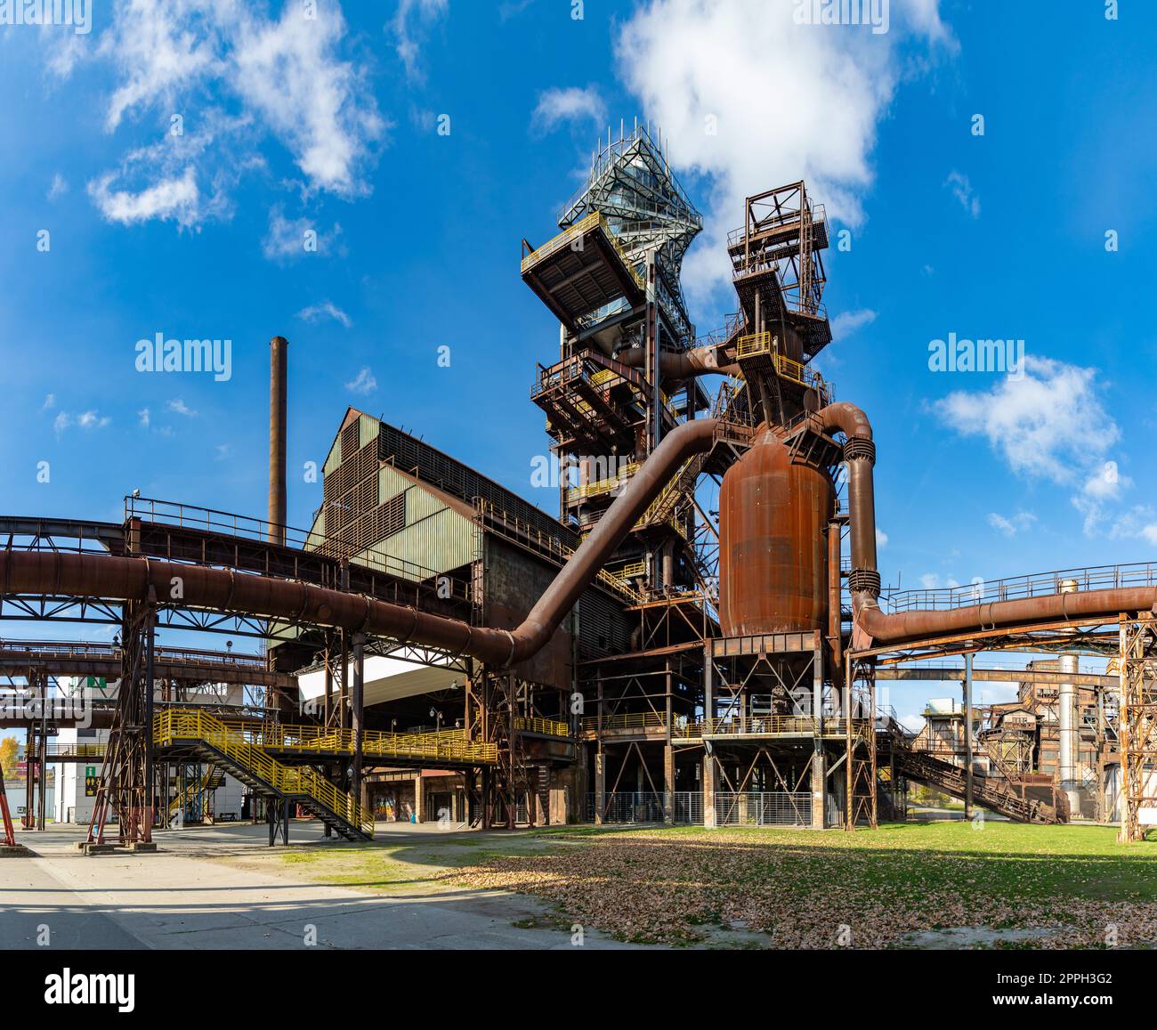 Lower VÃ­tkovice - Bolt Tower and Blast Furnace Pipes Stock Photo - Alamy