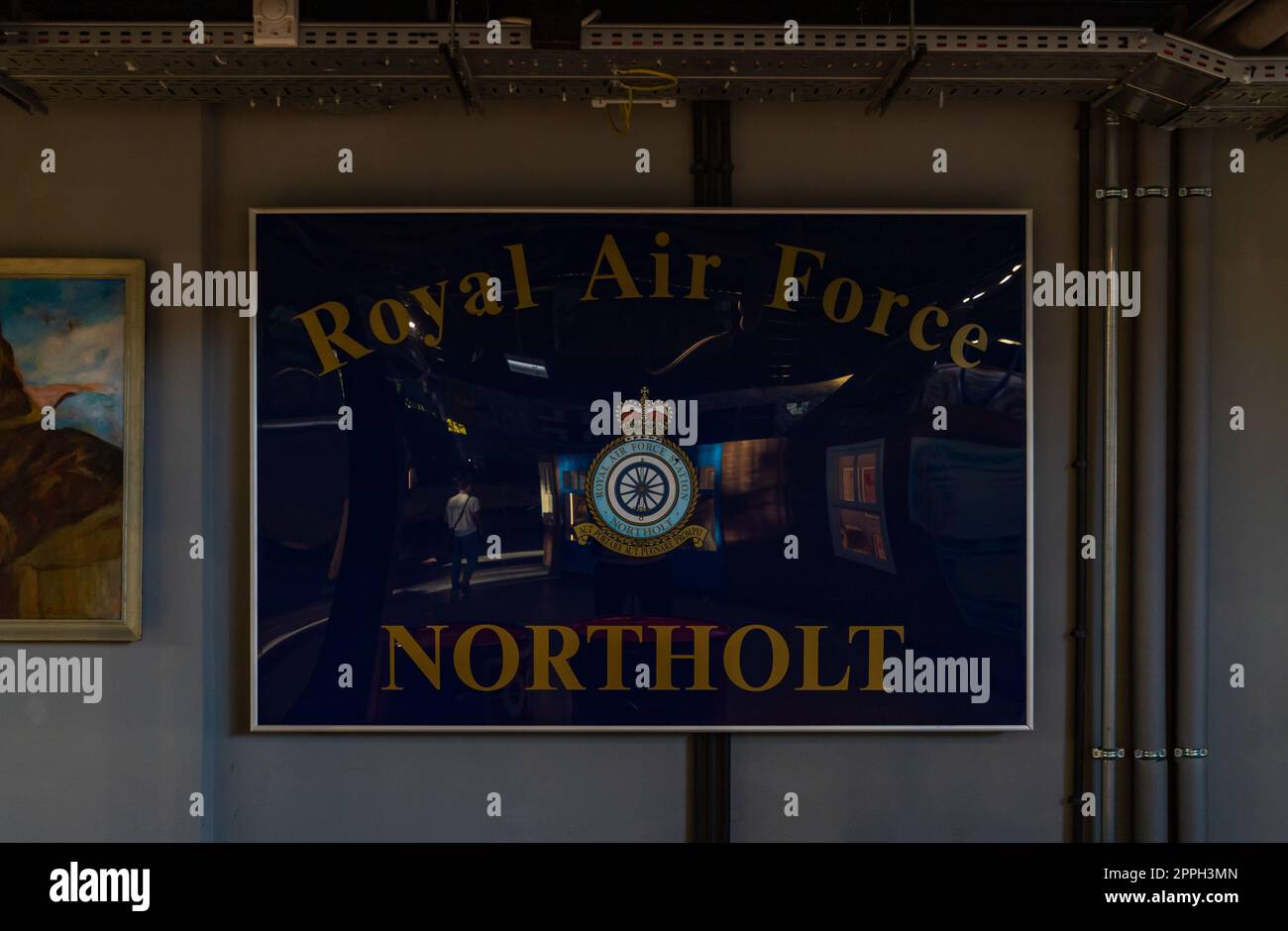 Northolt Royal Air Force Sign Stock Photo - Alamy