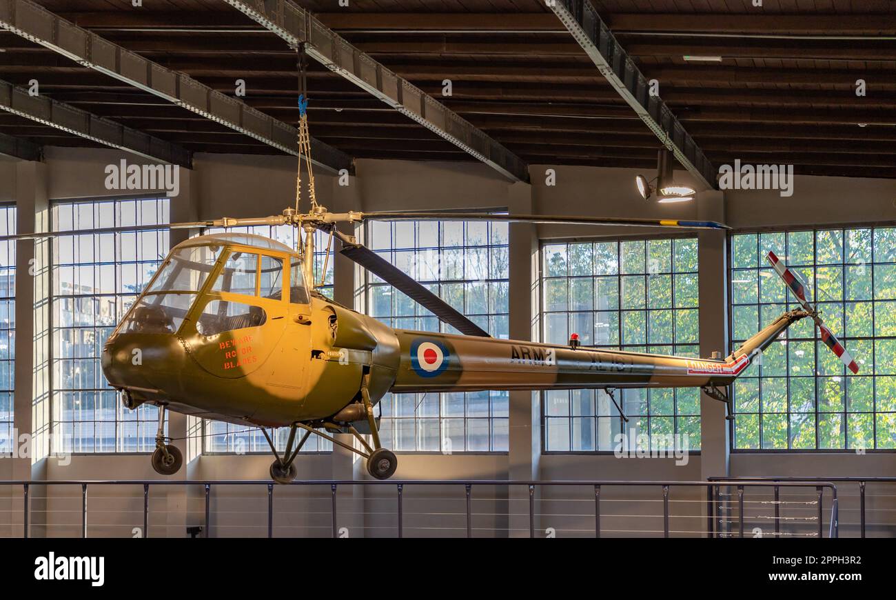 Small American Helicopter Stock Photo - Alamy