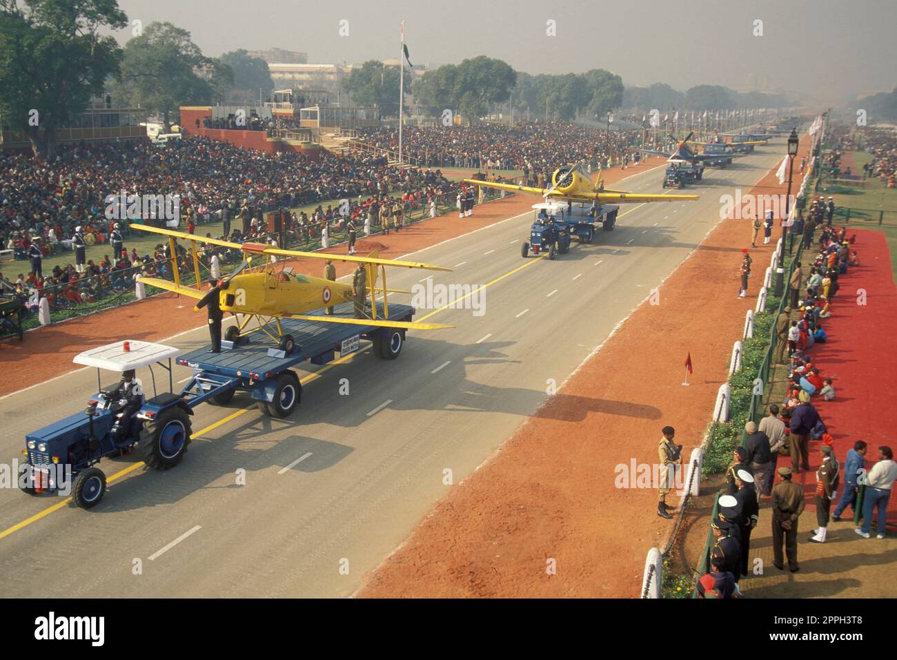 Indian Army Airplane at the Parade at the Republic Day on January, 26 ...