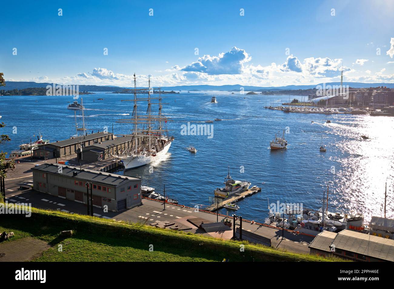 Oslo norway view cityscape hi-res stock photography and images - Alamy