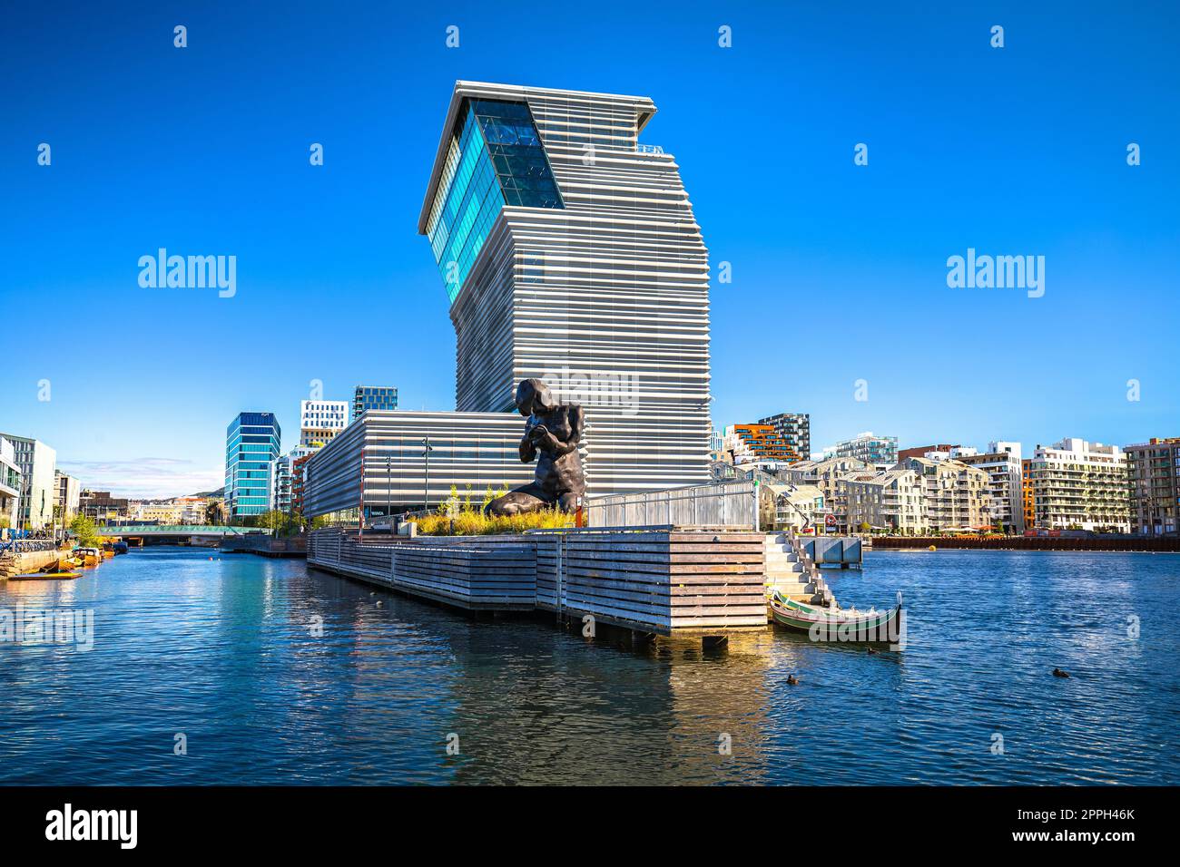 Contemporary architecture of Oslo waterfront view Stock Photo - Alamy