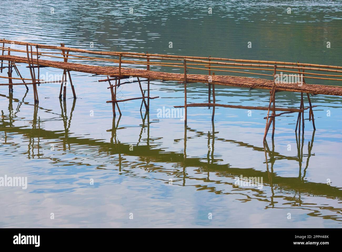 Bamboo bridge hi-res stock photography and images - Alamy