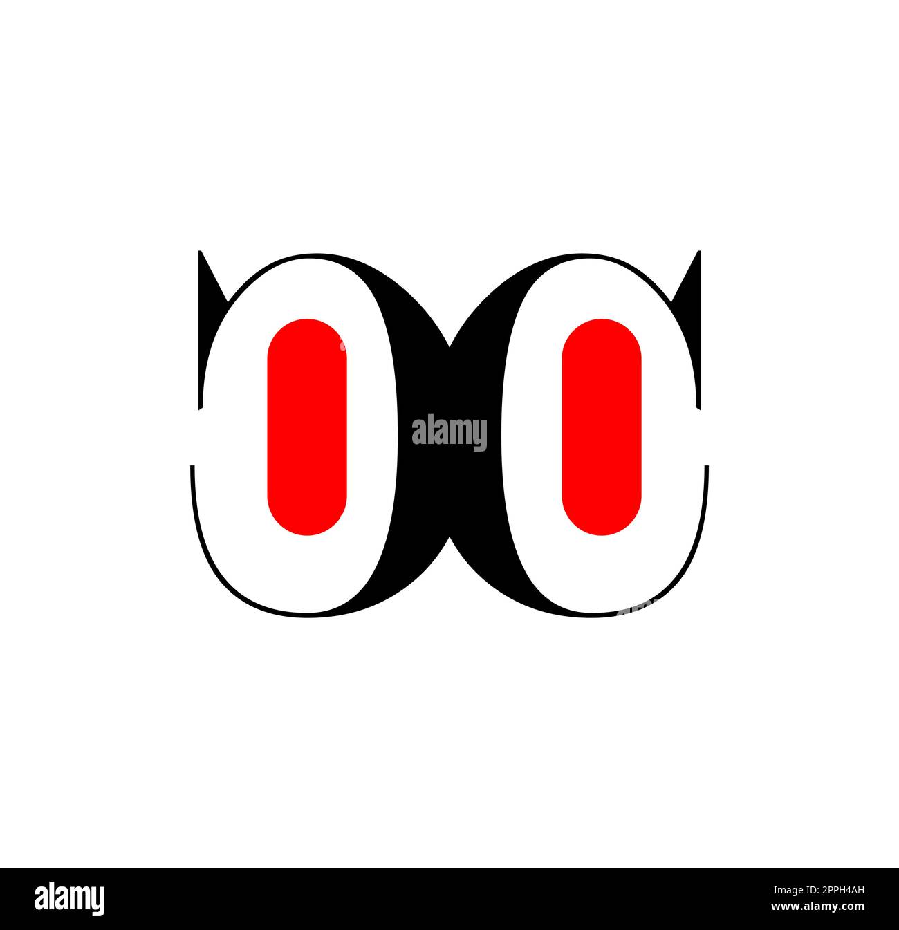 Monogram Logo vector Initial Letters CC Stock Vector Image & Art - Alamy