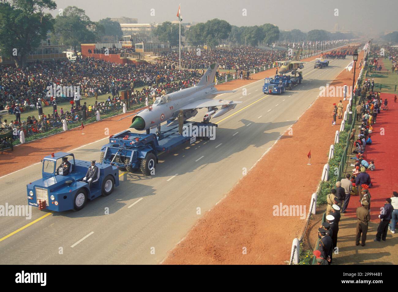 Indian Army Airplane at the Parade at the Republic Day on January, 26 ...