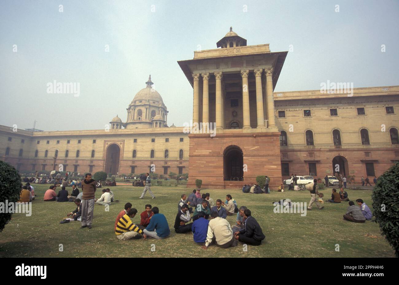 the architecture of the President Estate Rashtrapati Bhavan in the city ...