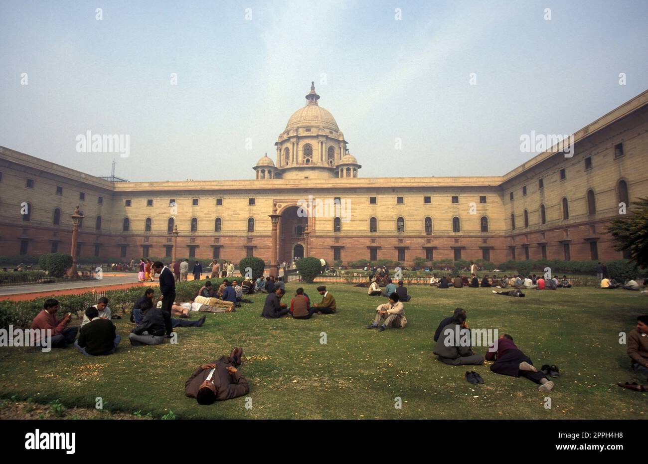 the architecture of the President Estate Rashtrapati Bhavan in the city ...