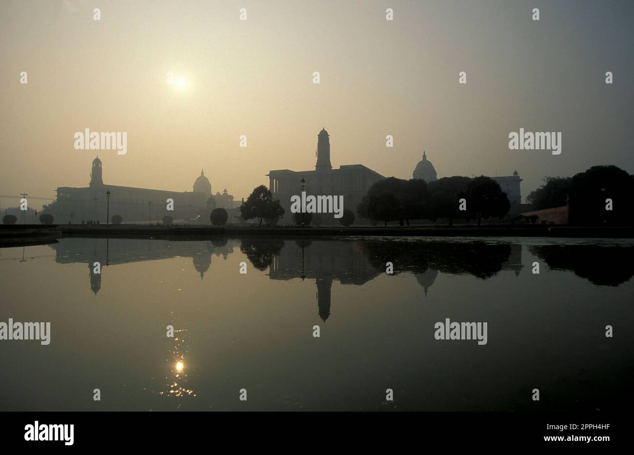 the architecture of the President Estate Rashtrapati Bhavan in the city ...