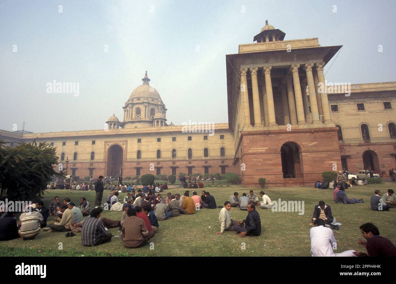the architecture of the President Estate Rashtrapati Bhavan in the city ...