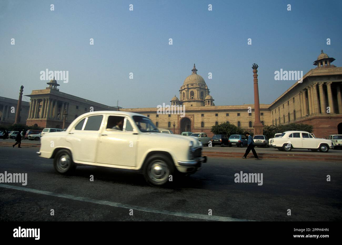 the architecture of the President Estate Rashtrapati Bhavan in the city ...