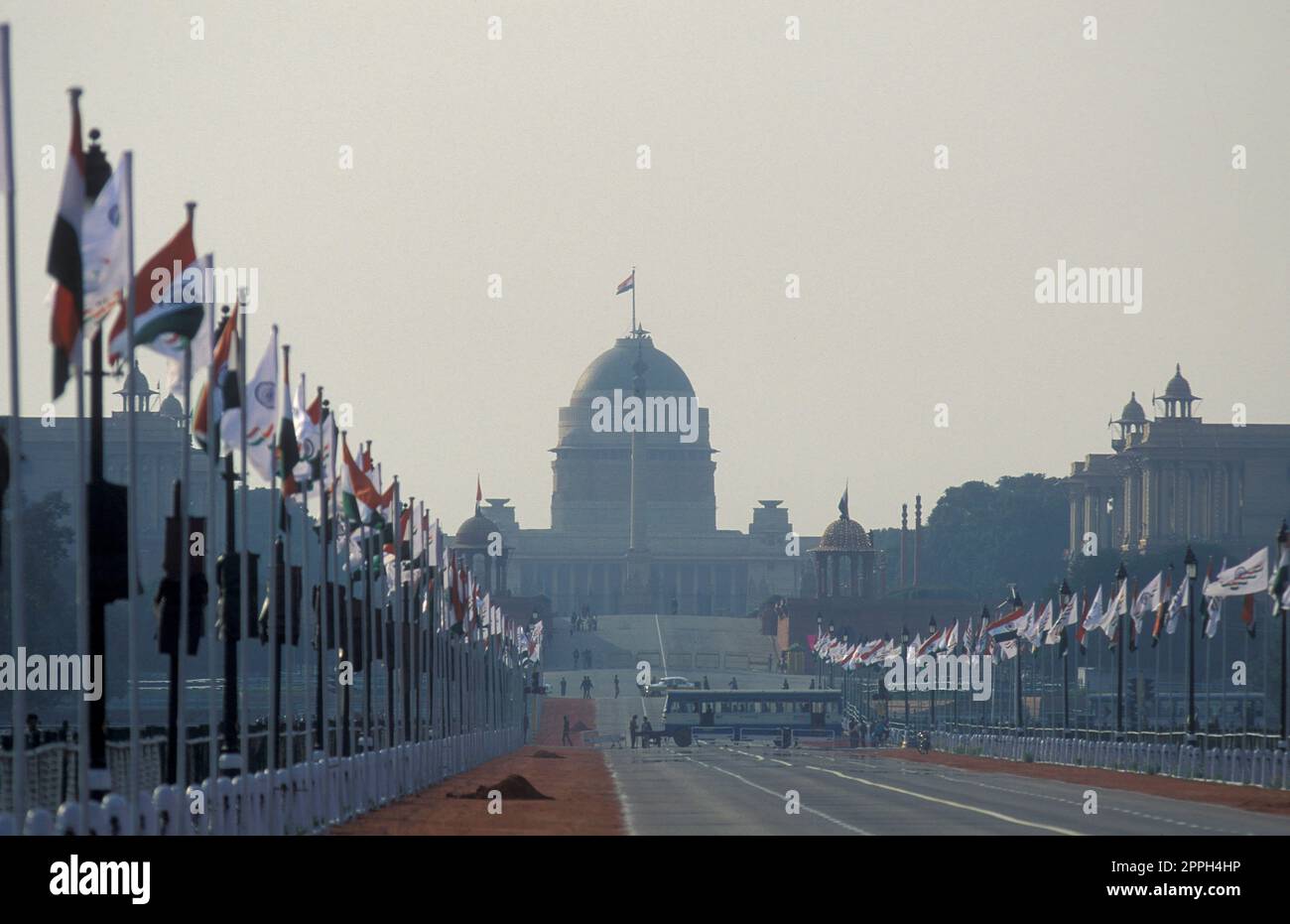 the architecture of the President Estate Rashtrapati Bhavan in the city ...